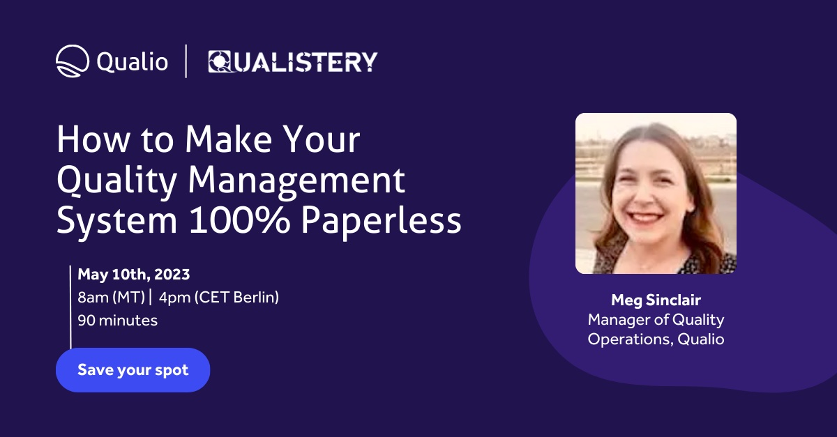 How to make your QMS 100% paperless